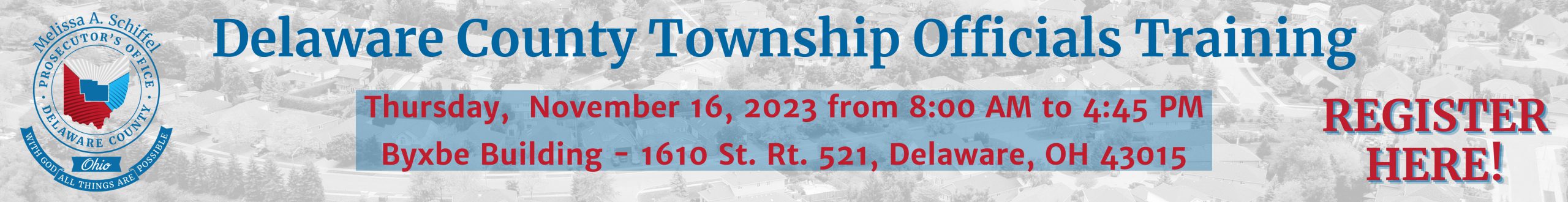 2023 Township Training Banner (1) - Prosecutor